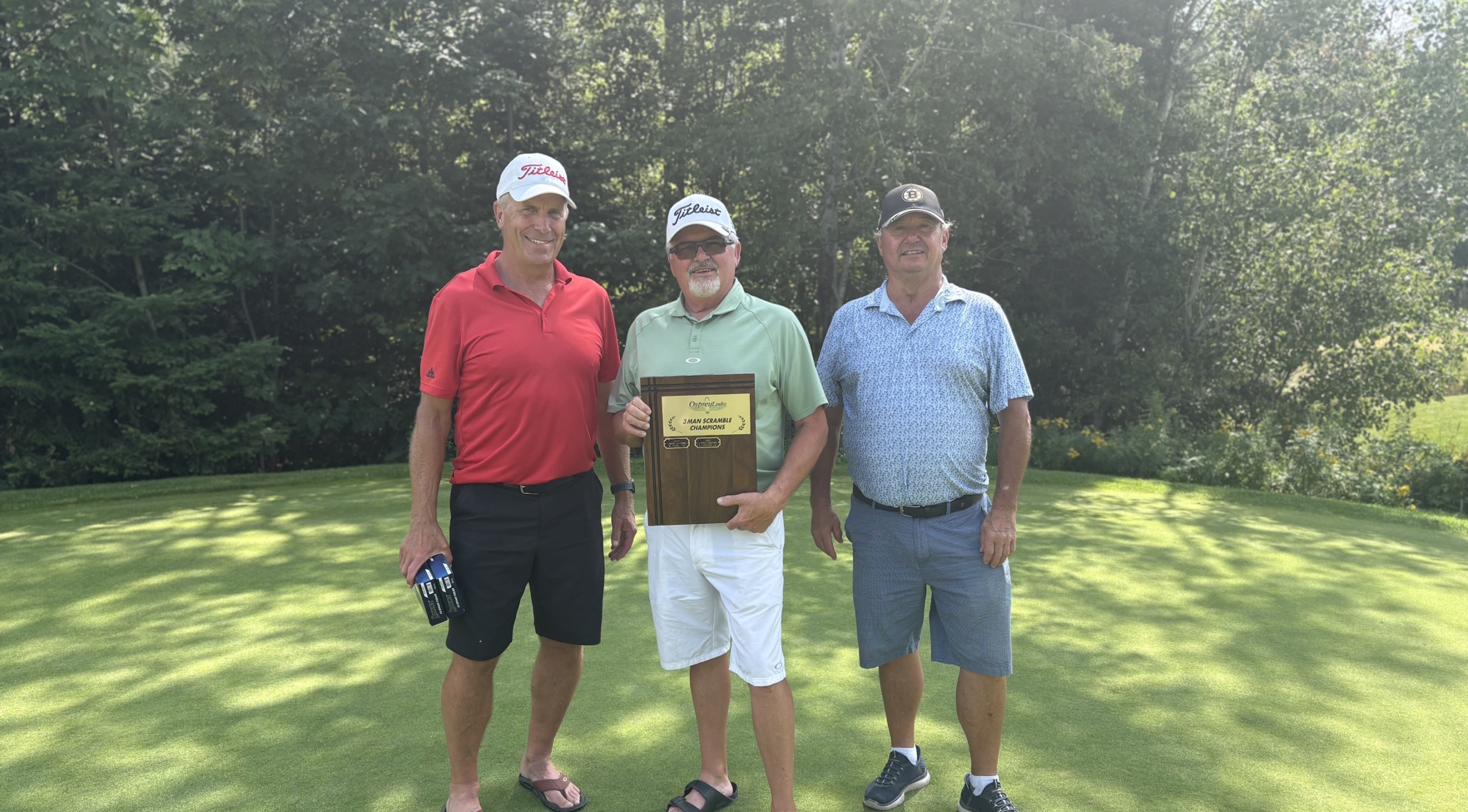 Attwell, Hill and Leggett Win Osprey 3 Man Scramble – Osprey Links
